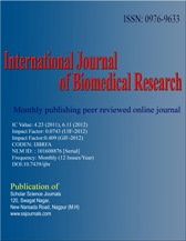 International Journal of Biomedical Research